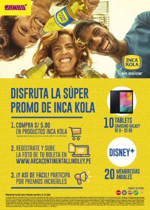 DISFRUTA LA SUPER PROMO DE INCA KOLA