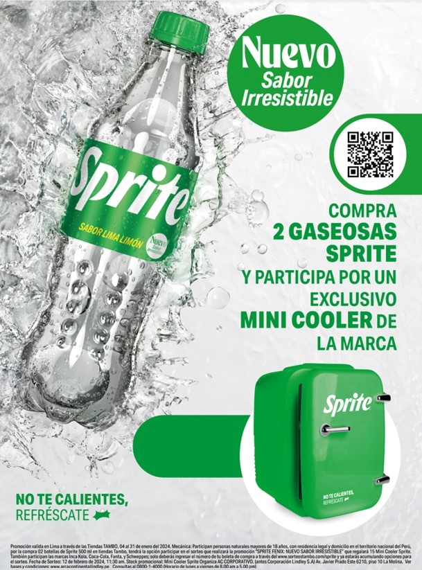 SPRITE FENIX : NUEVO SABOR IRRESISTIBLE