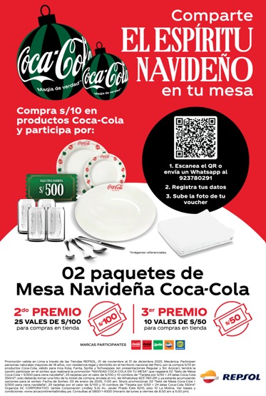 NAVIDAD COCA-COLA EN TU MESA – REPSOL
