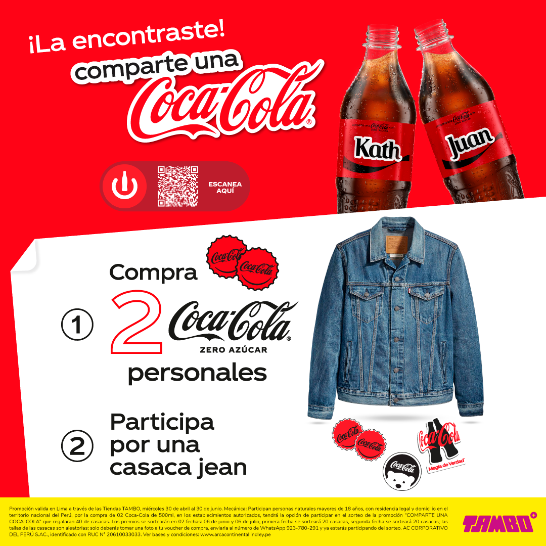 CAMPAÑA COMPARTE UNA COCA-COLA – TAMBO